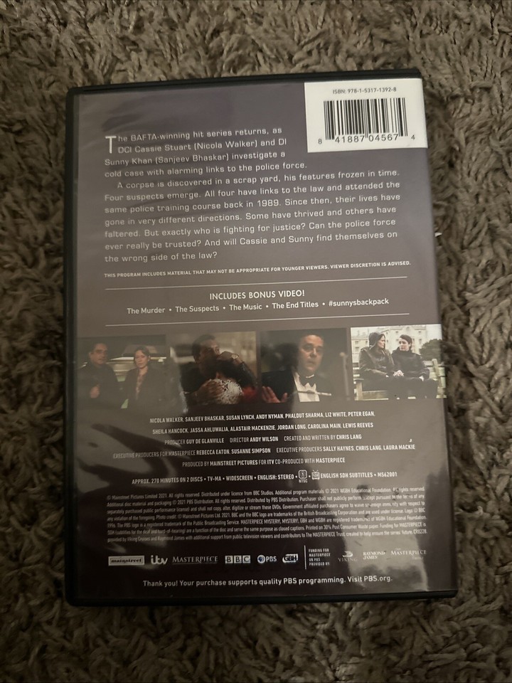 Unforgotten: The Complete Fourth Season (DVD, 2021, 2 Disc Set ...