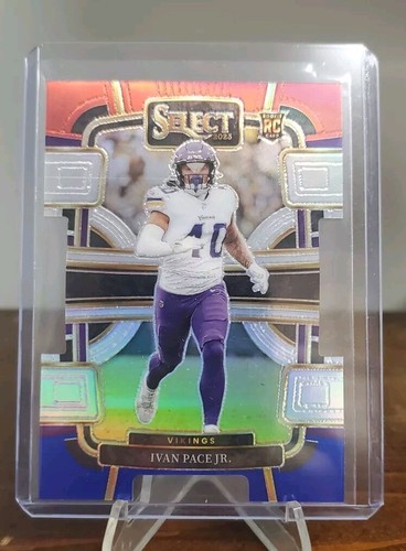 2023-24 Panini Select Ivan Pace Jr RC #64 Red & Blue Prizm Die Cut ...