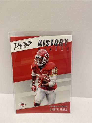 2019 Panini Prestige History Makers Insert Card #HMDH Dante Hall Chiefs ...