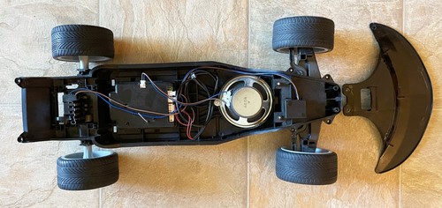 New Bright Remote Control Formula RC Car Chassis w/ Lights & Sounds 1:8 ...