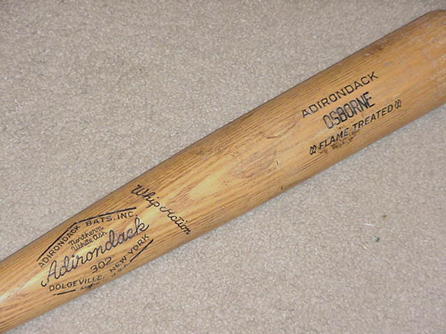 Bobo Osborne Game Used Bat Detroit Tigers Washington Senators | eBay