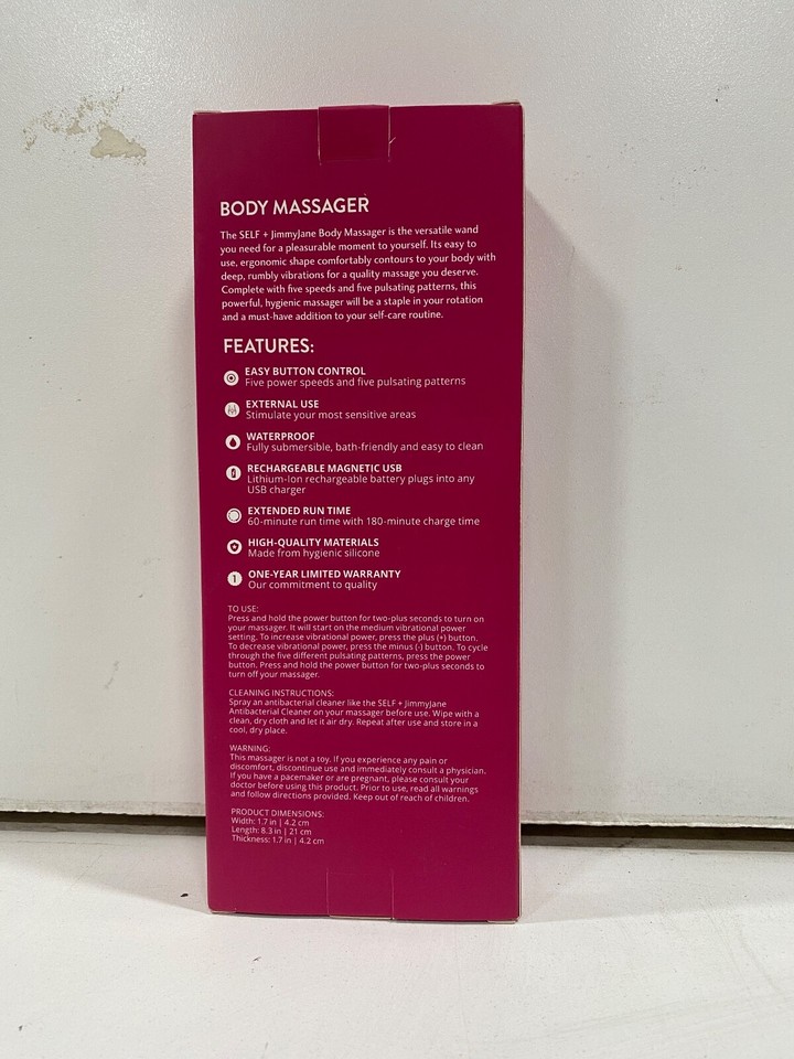 Jimmy Jane Self + Body Massager | eBay