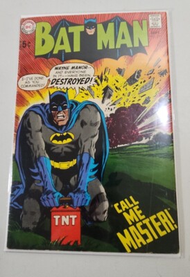 Batman #215 “Wayne Manor Destroyed” Myron Mycroft, Mind Control Story ...