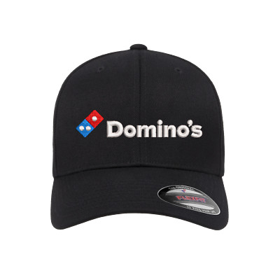 Domino's Pizza Logo Embroidered Flexfit Fitted Ball Cap | eBay