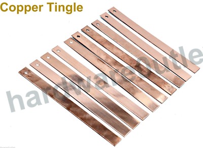 10 x Copper Roofing Strips 150 x 12mm Soaker, Tingle, Slate Roof, Shim ...