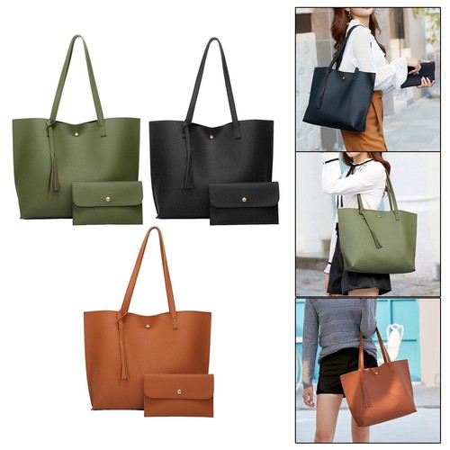 Fashion Women Leather Tote Shoulder Bag Travel Totes Women Bags Purse ...
