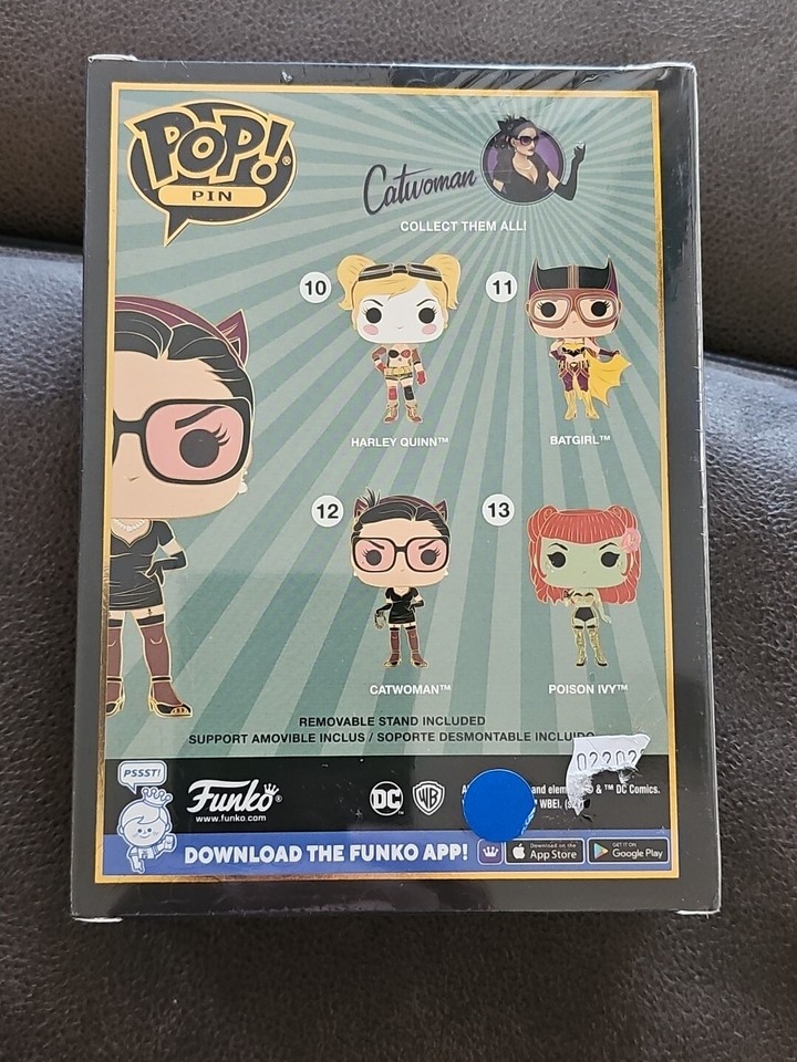 Funko POP! Pins DC Comics Bombshell Catwoman #12 - NEW | eBay