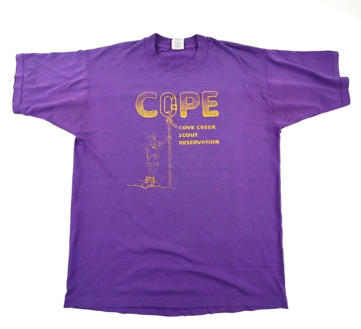 VTG COPE Cove Creek Adult Size L (Large) T-Shirt Scout Reservation Camp ...
