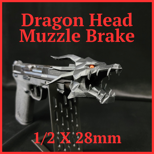 Dragons Head Muzzle Brake 1/2x28MM | eBay