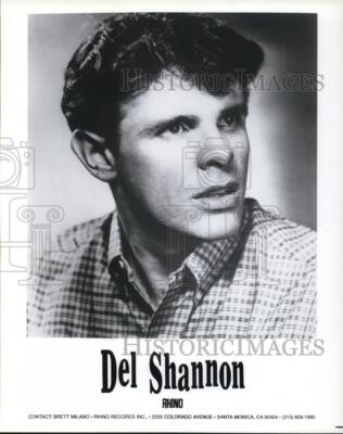 1998 Press Photo Del Shannon American Rock Country Singer Songwriter ...