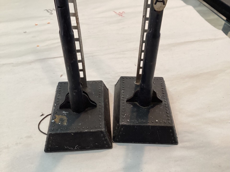 Marx prewar model train semaphores O/O-27 toy train parts | eBay