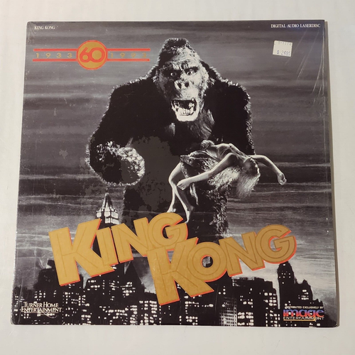 KING KONG (1933) MOVIE LASER DISC VIDEODISC FAY WRAY 1993 TURNER HOME ...