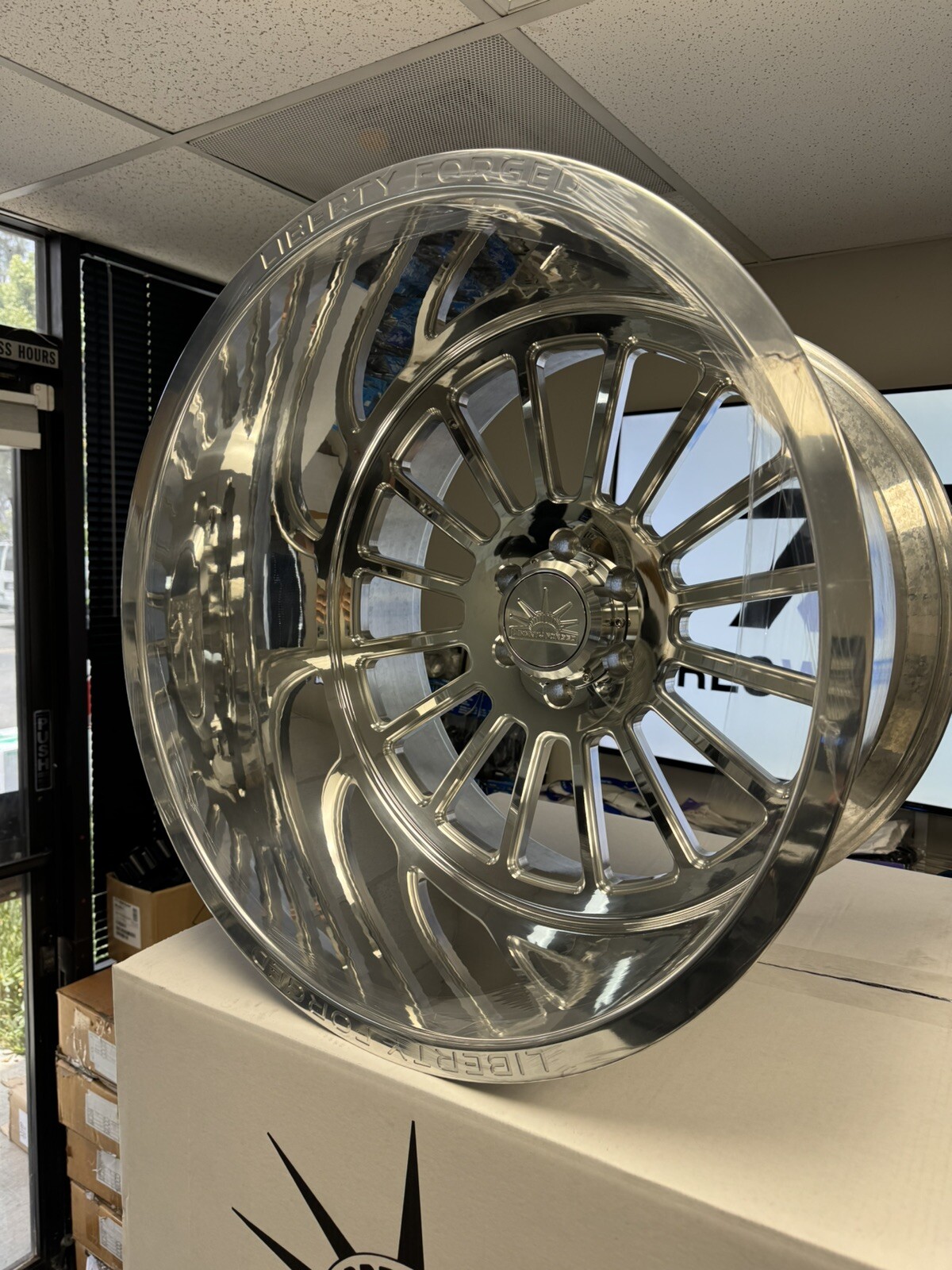 4 - New wheels 24x16 Polished Wheel Liberty Forged LBTY05 6x139.7 -106 ...