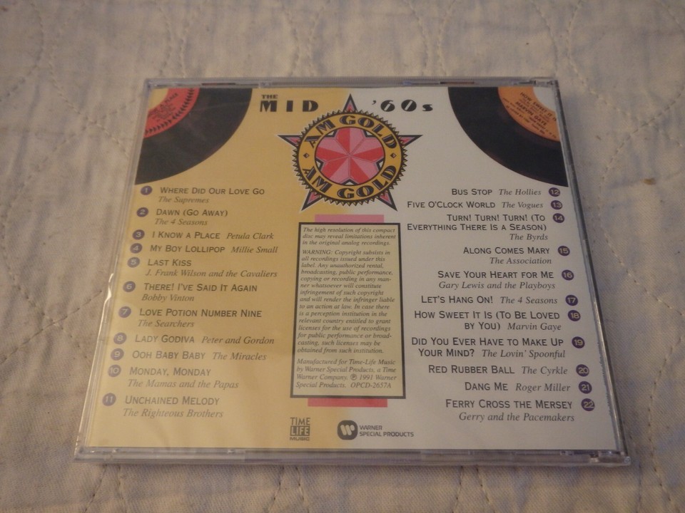 Time Life AM Gold : The Mid 60's Various Artists - Audio CD New | eBay