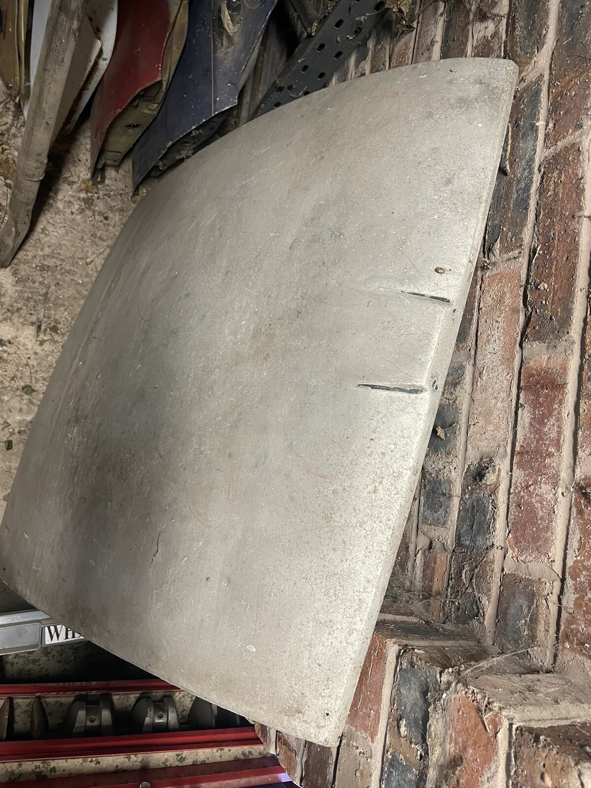 MGB Alloy Bonnet - Early Aluminium Light Weight Race Car FIA hill climb ...