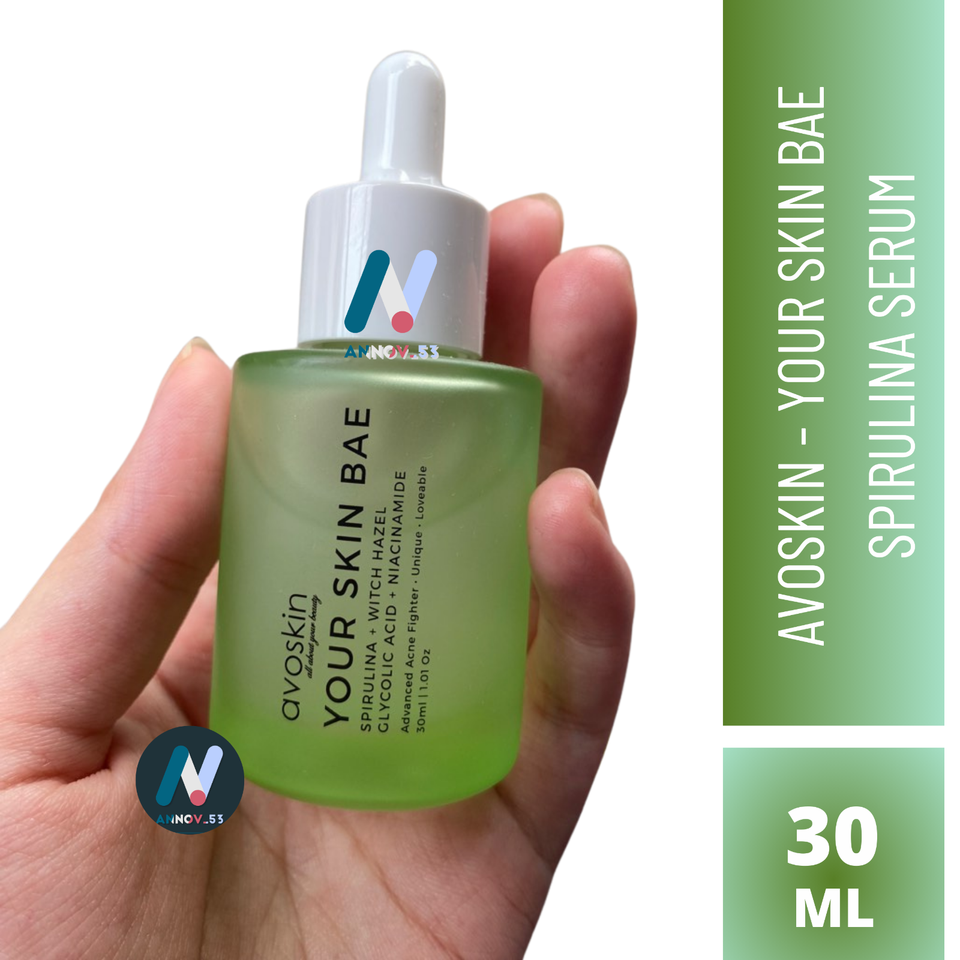 AVOSKIN Serum Spirulina Niacinamide Hydrate Moist Acne Sensitive Skin ...