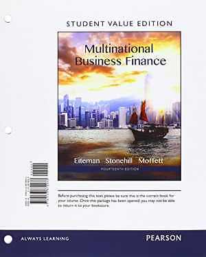 Multinational Business Finance, - Loose Leaf, by Eiteman David ...