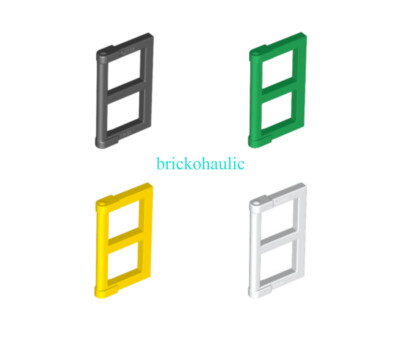 Lego Window 1 x 2 x 3 Pane with Thick Corner Tabs Parts Pieces Lot ALL ...