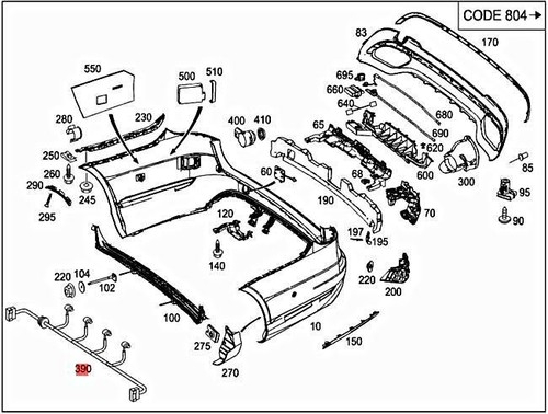 Genuine MERCEDES S212 W212 E-CLASS W212 Electrical wiring harness ...