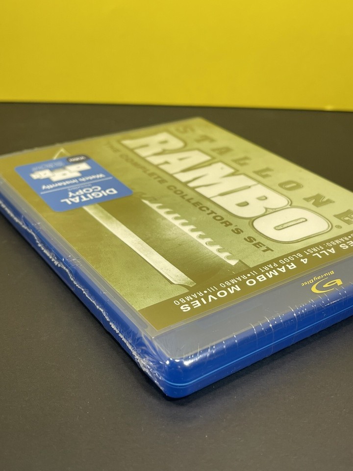 Rambo: The Complete Collector's Set (Blue ray) 4 rambo movies ...