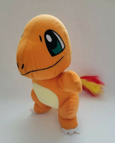 Pokemon Charmander 14" Plush Orange Dragon Toy Factory 2017 Foam ...
