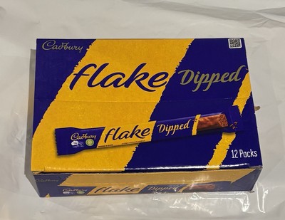 12 X Cadbury Flake Dipped Chocolate Bar Box DUBAI IMPORT RARE SPECIAL ...