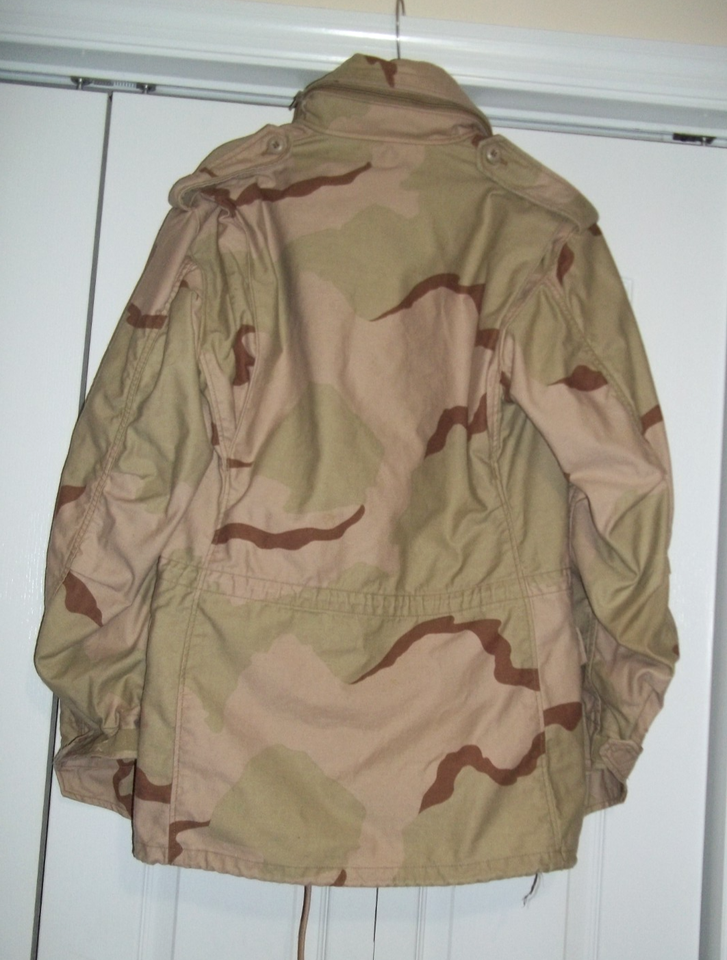 US Military Coat Cold Weather M65 Field Jacket Desert Camouflage DCU ...