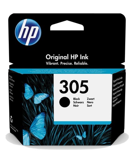 HP 305/HP 305 Ink Cartridges Original Black Unboxed New In Packet | eBay UK