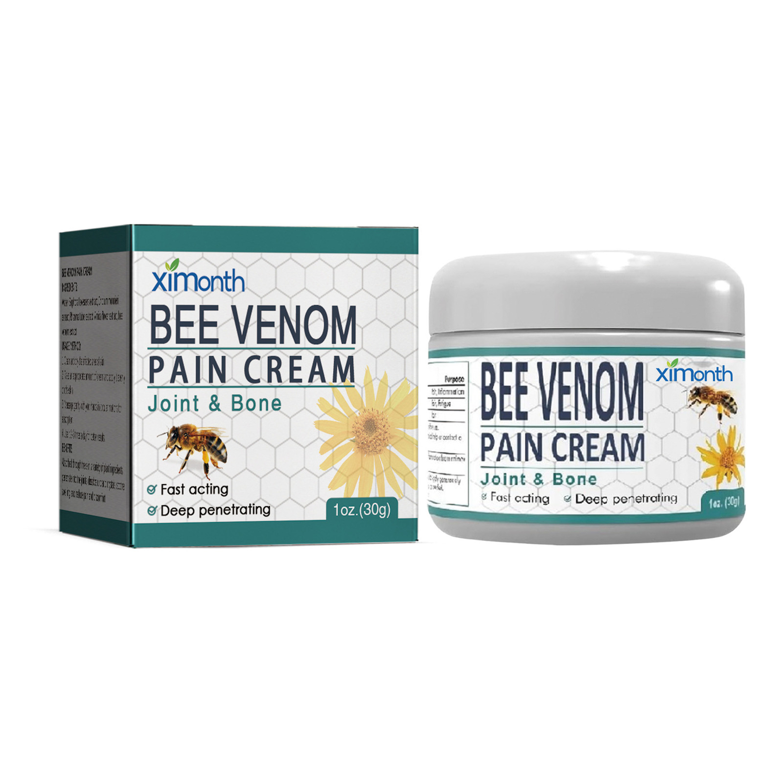 Bees Venom Pain Cream for Joint Bone Healing Arthritis Pain Relief Care ...