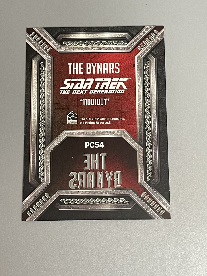 The Bynars 2022 Rittenhouse Star Trek Next Generation Laser Cut ...