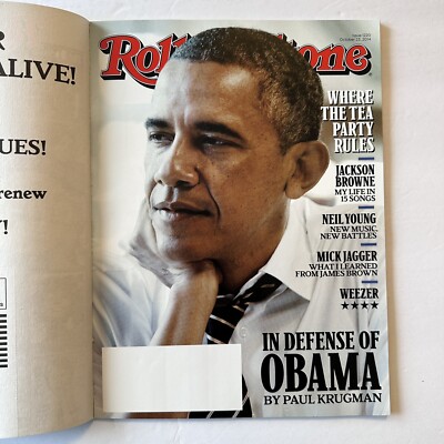 ROLLING STONE Magazine BARACK OBAMA 2014 Mick Jagger Neil Young Jackson ...