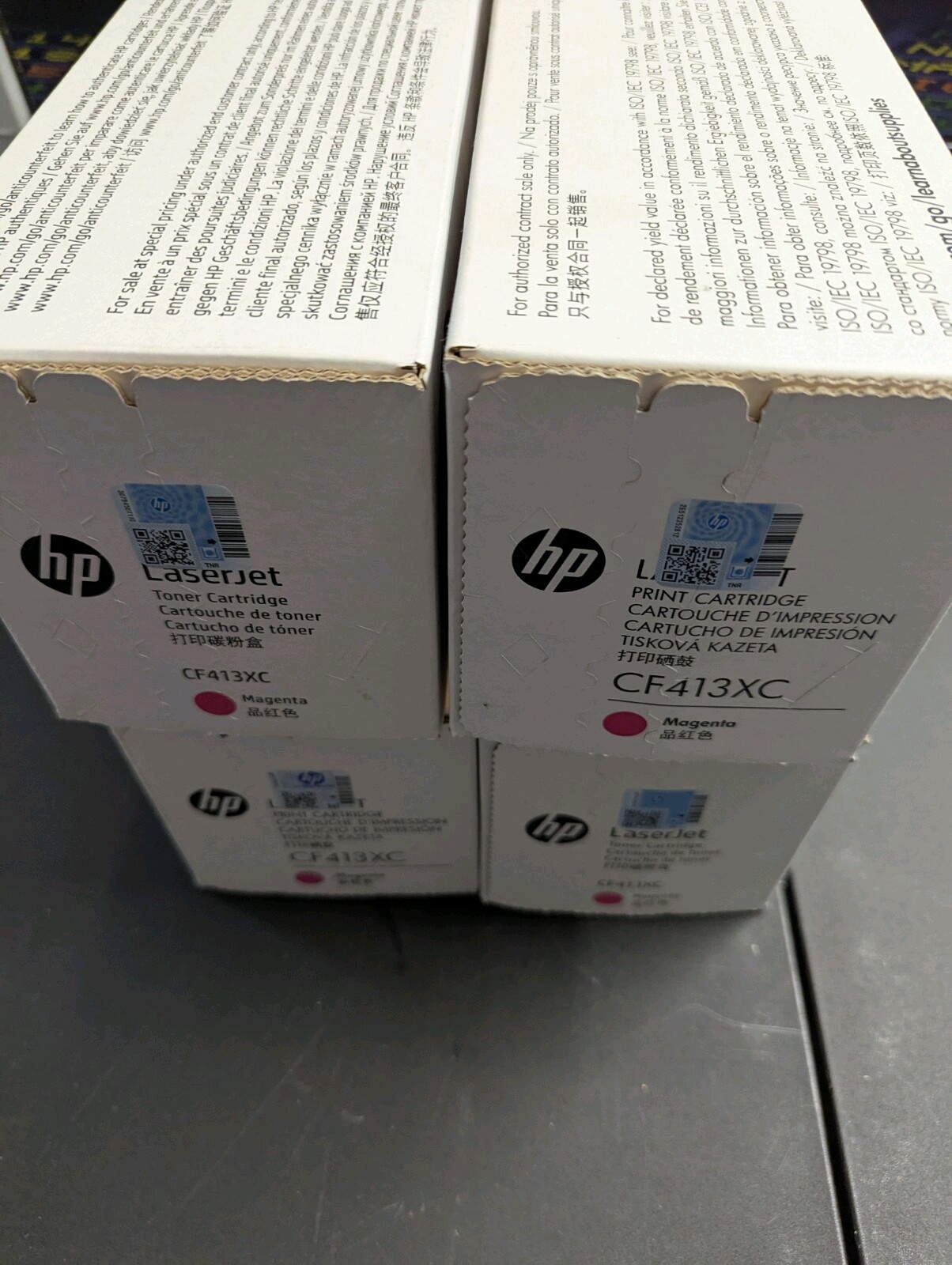 HP 410X (CF413XC) Magenta Toner Cartridge New | eBay