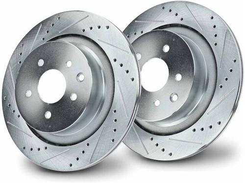 For 2007-2008 Infiniti G35 Brake Rotor Set Rear Autopart Premium ...