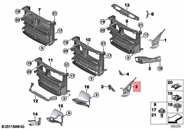 Genuine OEM Brake Air Duct for BMW 51117308037 for sale online | eBay