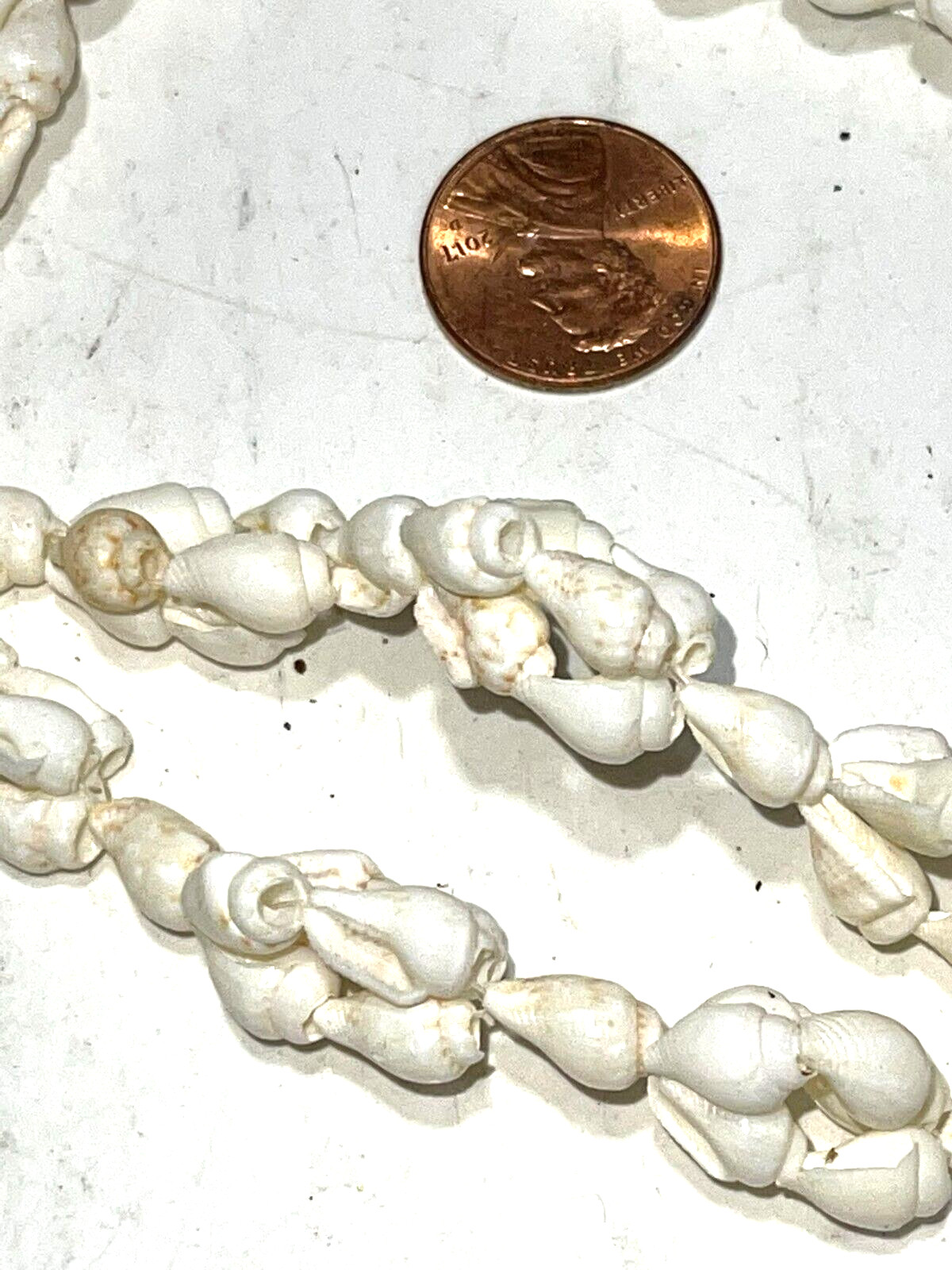 Boho Hawaiian White Tiny Conch Sea Shells Necklace Su… - Gem