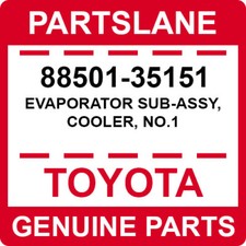 Toyota Genuine 88501YC040 Evaporator Sub-assy Cooler No.1 88501-yc040 ...