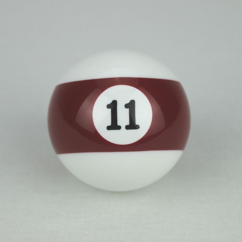 Red Stripe 11 Pool Ball Gear Shifter Handle Shift Knob Column Floor Hot ...