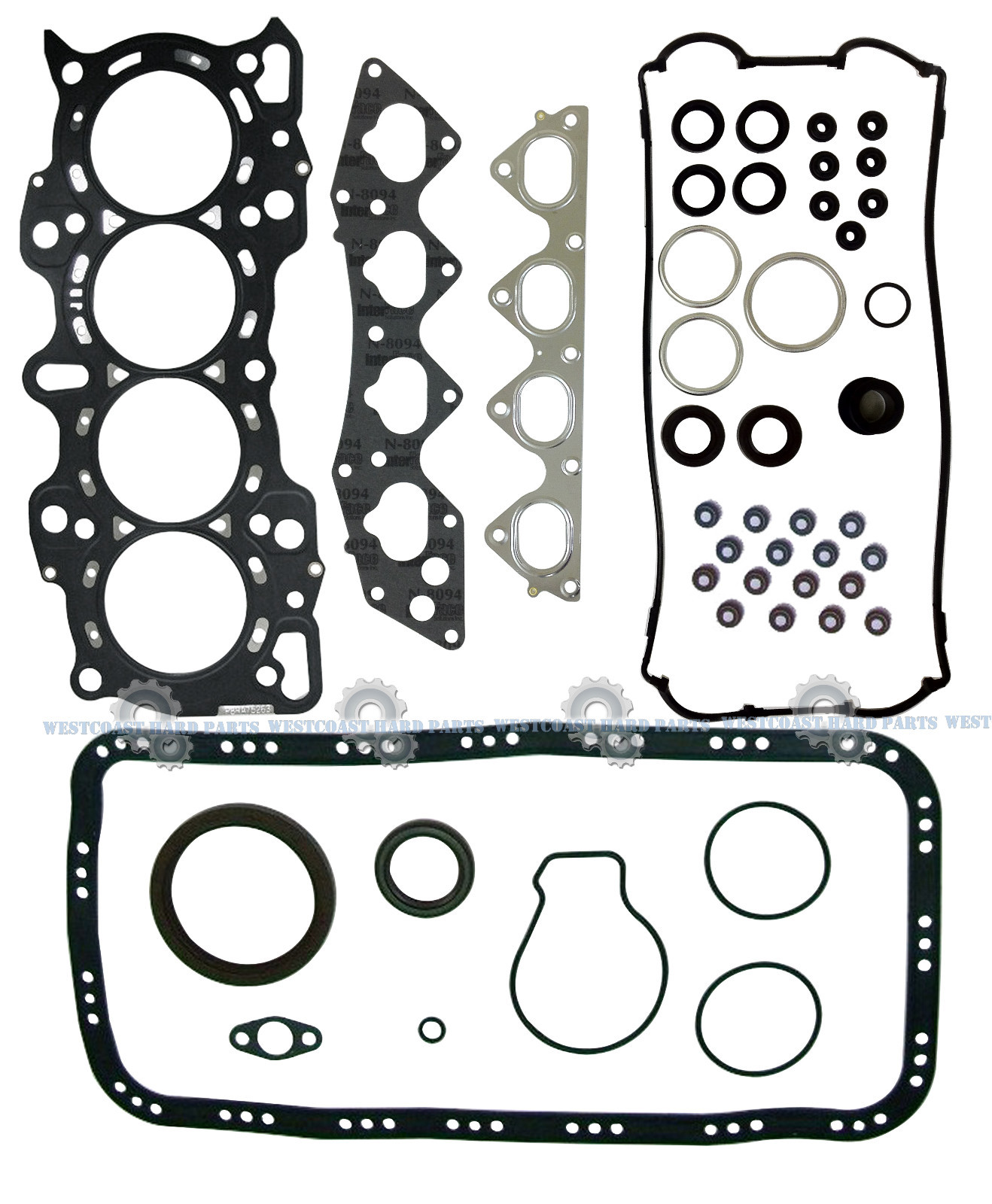 99-01 HONDA CR-V 2.0L B20B4 B20Z2 ENGINE REBUILD KIT GRAPHITE | eBay