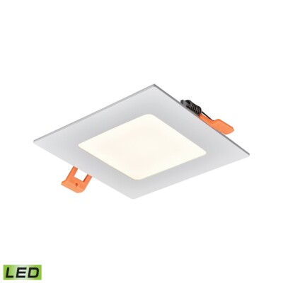 Thomas Lighting Mercury 4" Square Recessed Light, White, LED - LR11044 ...