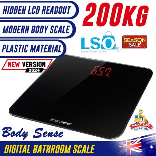 Bodysense Propert Digital Bathroom Scale 200kg Glass Weighing Machine ...