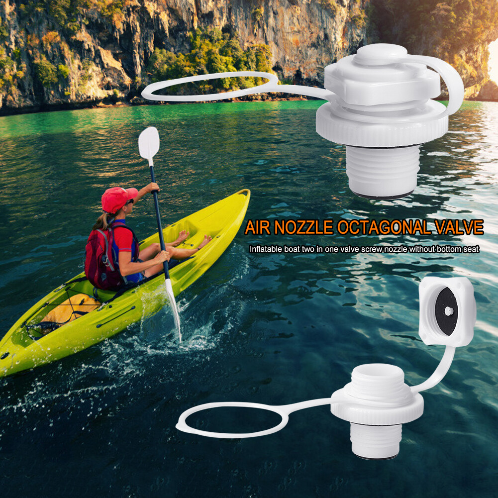 Air Valve Nozzle Caps Plug for Inflatable Boat Kayak Raft Airbed Pump ...