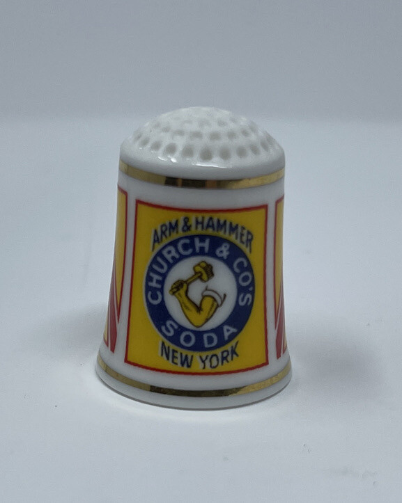 Vintage Arm & Hammer Church and Co's Thimble | eBay