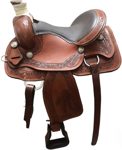 Wade Horse Saddle Ranch Roping Roper Tree A Fork Work Leather 10-18 ...