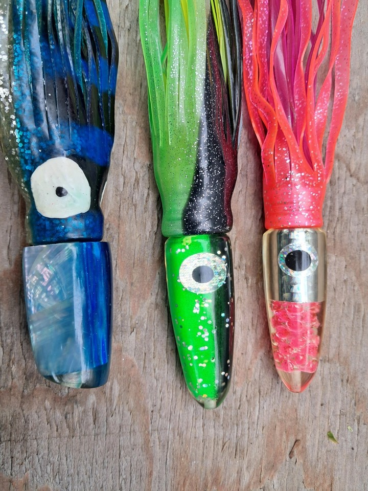Big Game Trolling Lures Lot Of 3,Saltwater Lures,Tuna Lures,Marlin ...