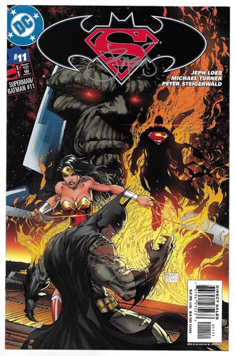 Superman Batman 11 Signed Peter Steigerwald Autographed Michael Turner ...