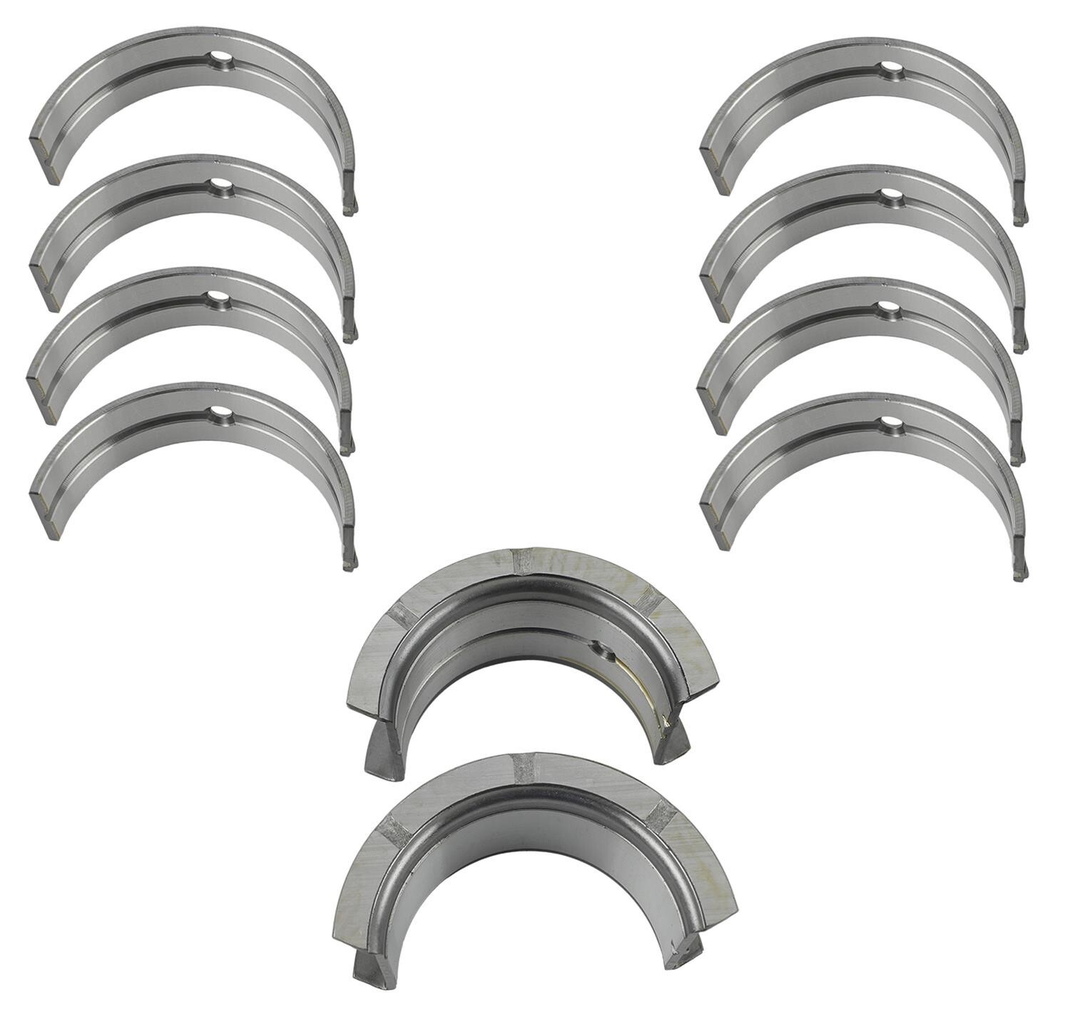 King Bearings MB557SI Alecular SI Main Bearing Set Chevy SBC 1/2 ...