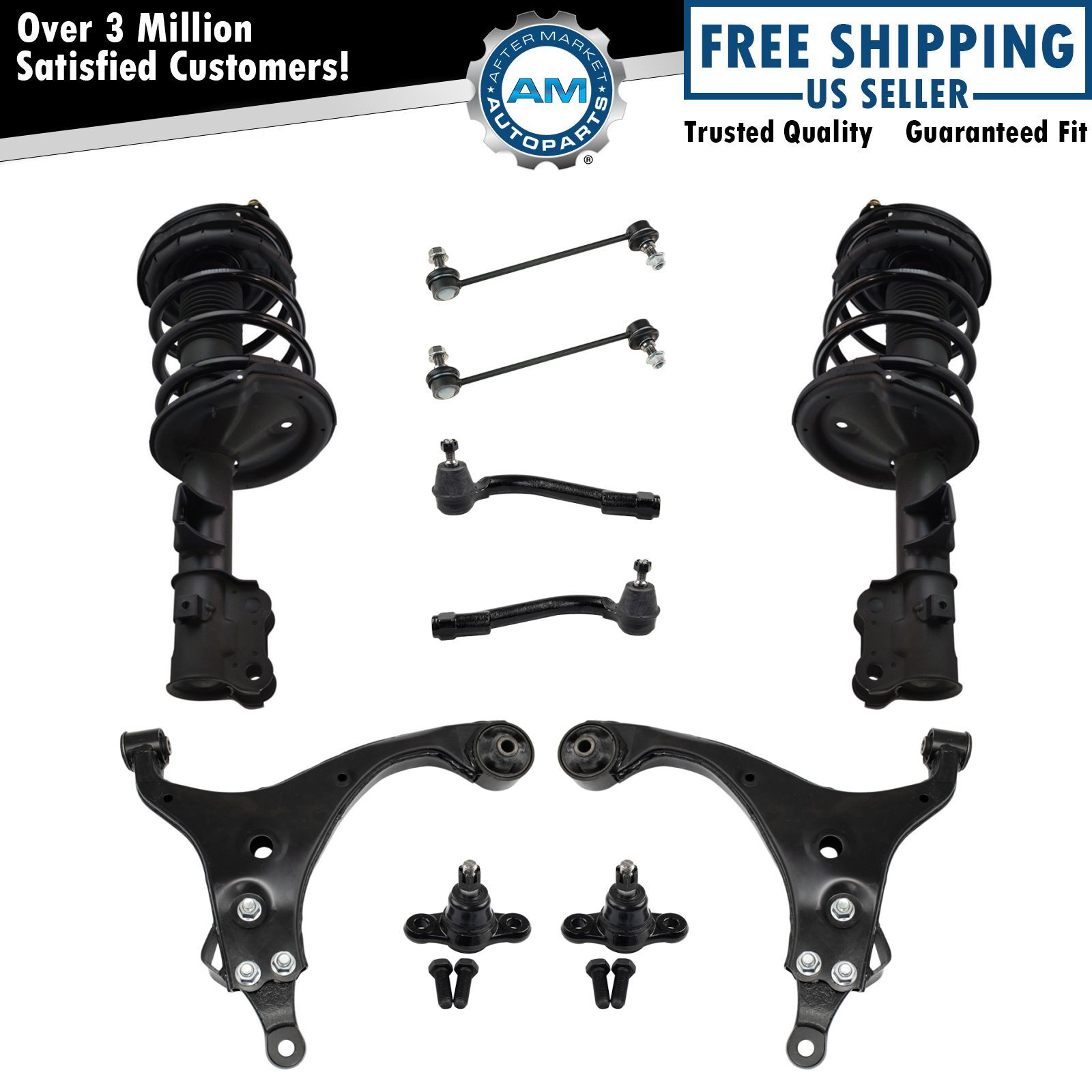 Front Steering & Suspension Kit Fits 06-10 Kia Optima 07-10 Rondo | eBay