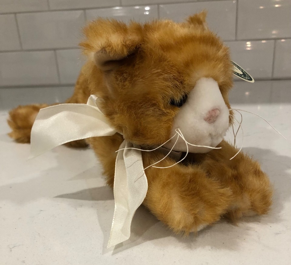 The Bearington Collection 12" Purrs Plush Cat #554002 NWT Orange | eBay
