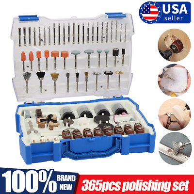 365Pc Abrasive Dremel Rotary Tool Accessories Kit Grinding Sanding ...