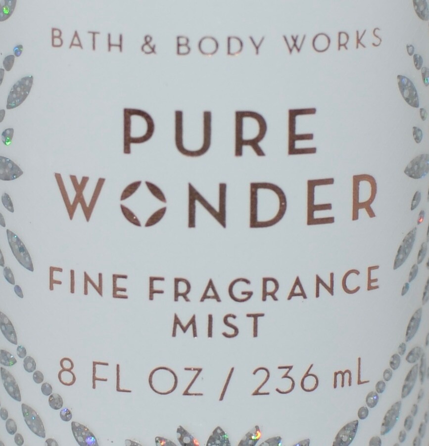 2 NEW BATH & BODY WORKS PURE WONDER FINE FRAGRANCE MIST BODY SPRAY 8 OZ ...